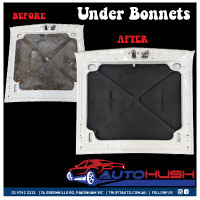 TRUFIT AUTOHUSH UNDER BONNET INSULATION REDUCE HEAT AND SOUND GETTING ...