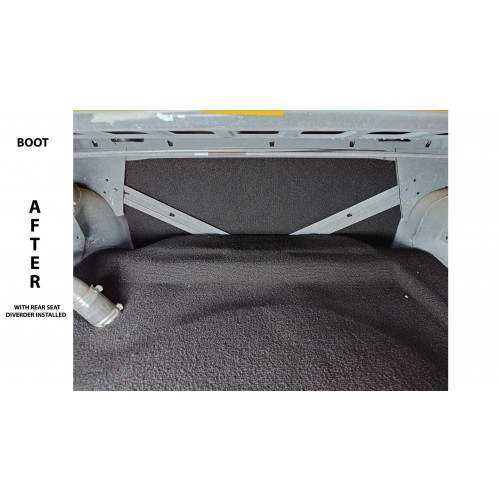 Tru-Fit Carpets and Vinyl's , Autohush car Boot Close up with Rear Seat ...