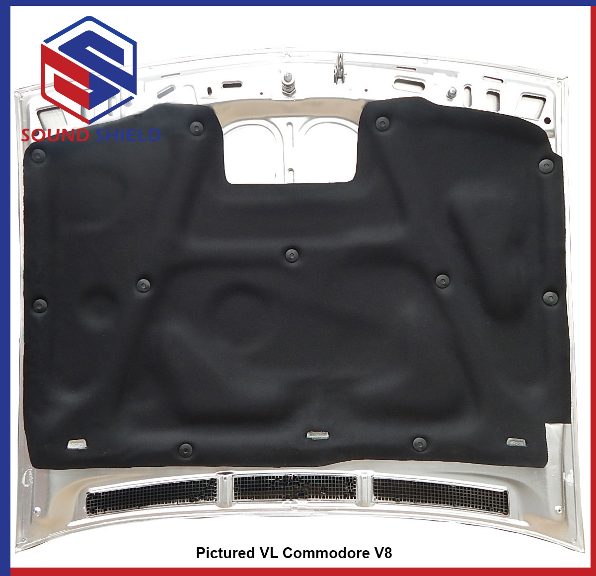 Holden Commodore under bonnet insulation